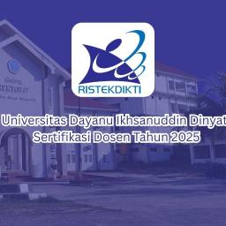 16 DOSEN UNIDAYAN LULUS SERTIFIKASI DOSEN GELOMBANG I TAHUN 2025 ...